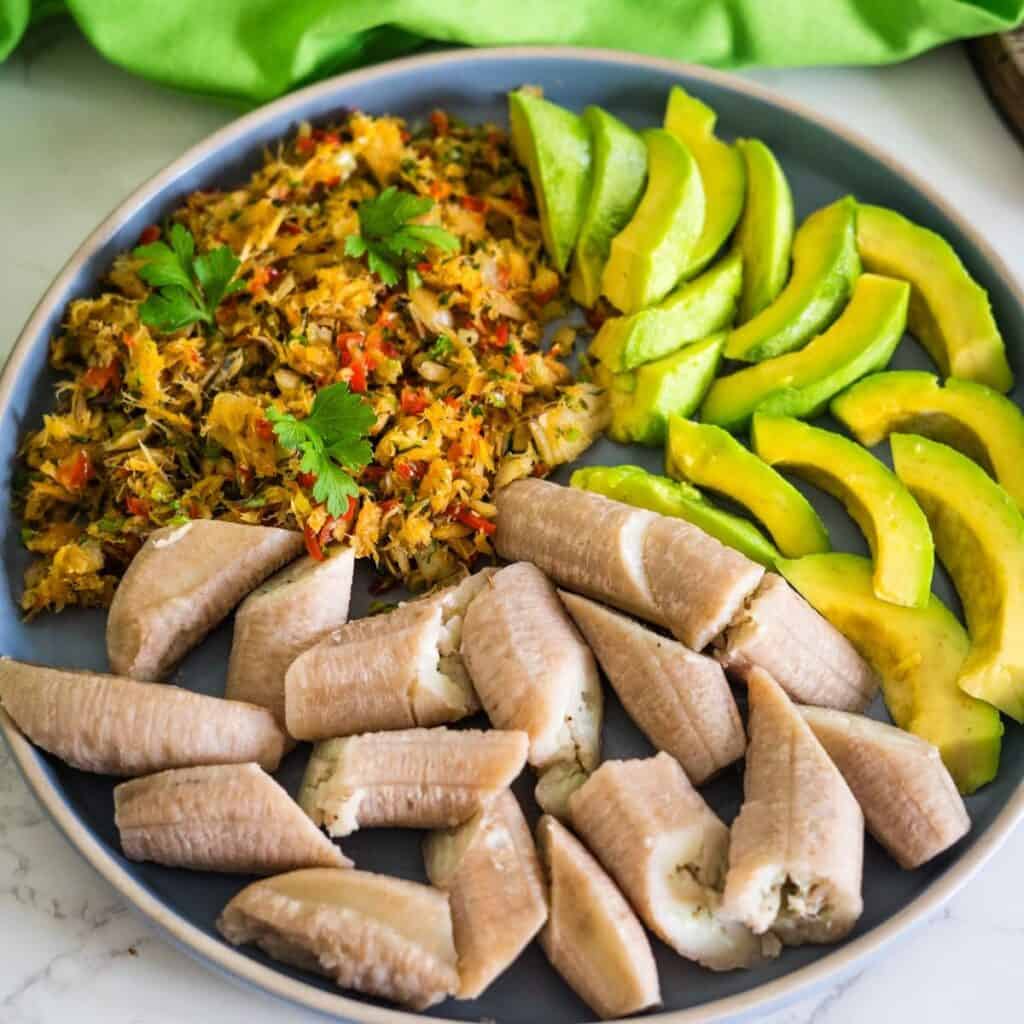 Green Figs and Saltfish